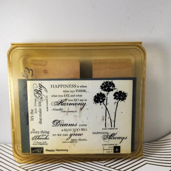 Stampin' Up! | Party Supplies | Stampin Up Unused Wood Block Happy ...